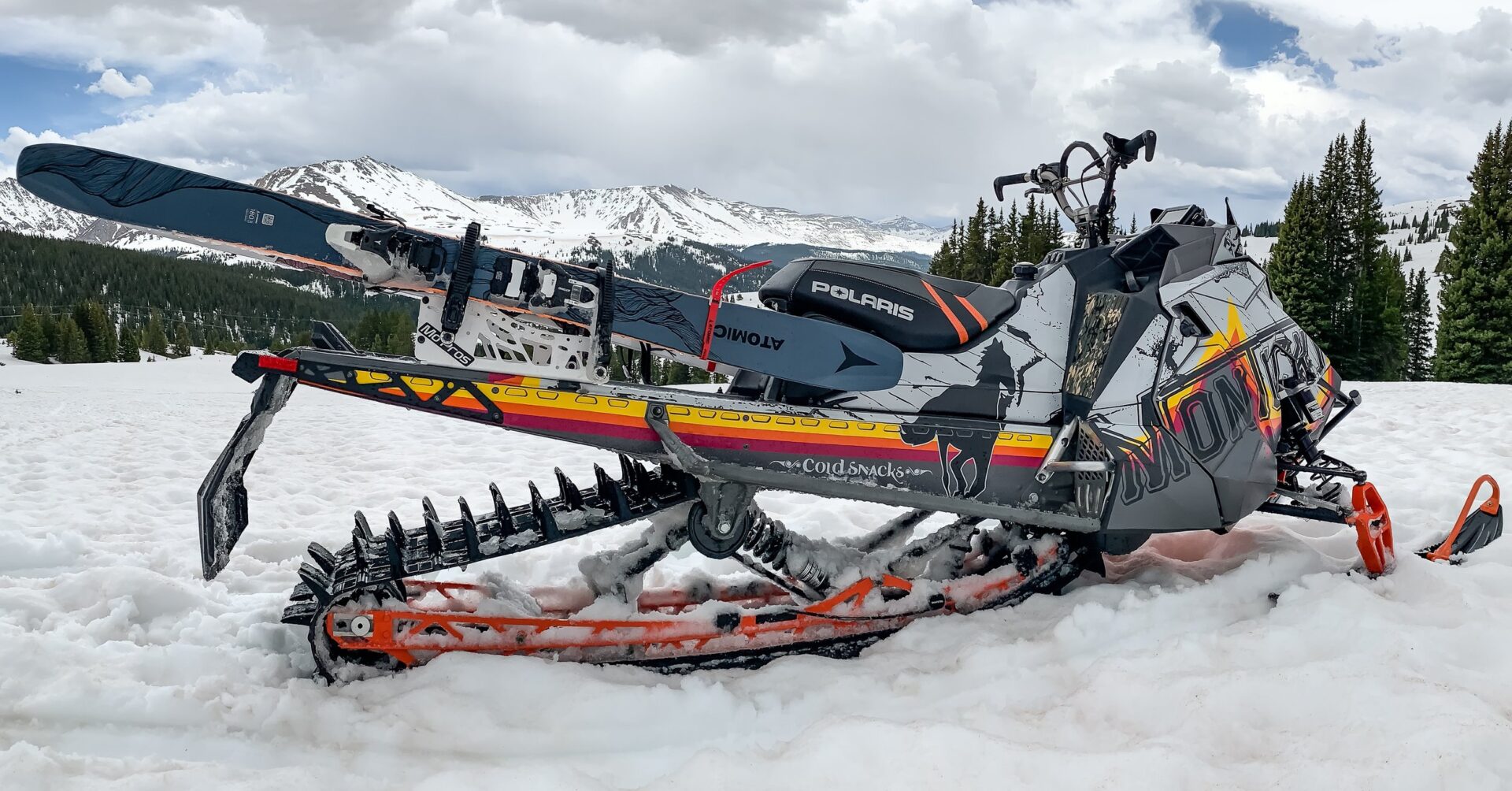 Here Are The Best Snowmobile Racks for Sled-Skiing - SBC Skier